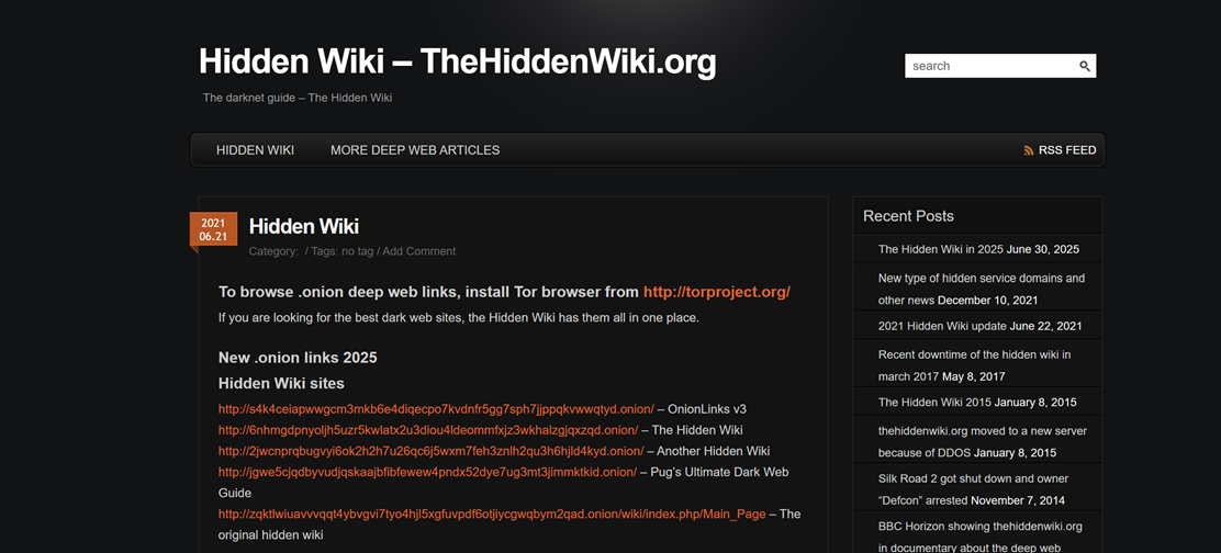 12 onion websites: A look at the dark web